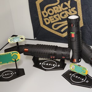 Starfield Credit Stick & Display Game Sized Cred Sticks Large Credstick ...