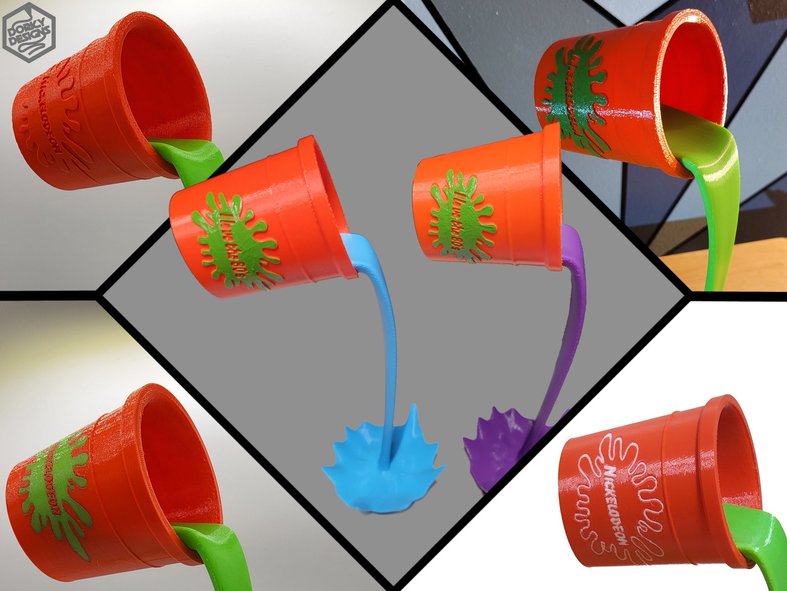 Magic Floating Spilling Nickelodeon Slime Bucket - Etsy