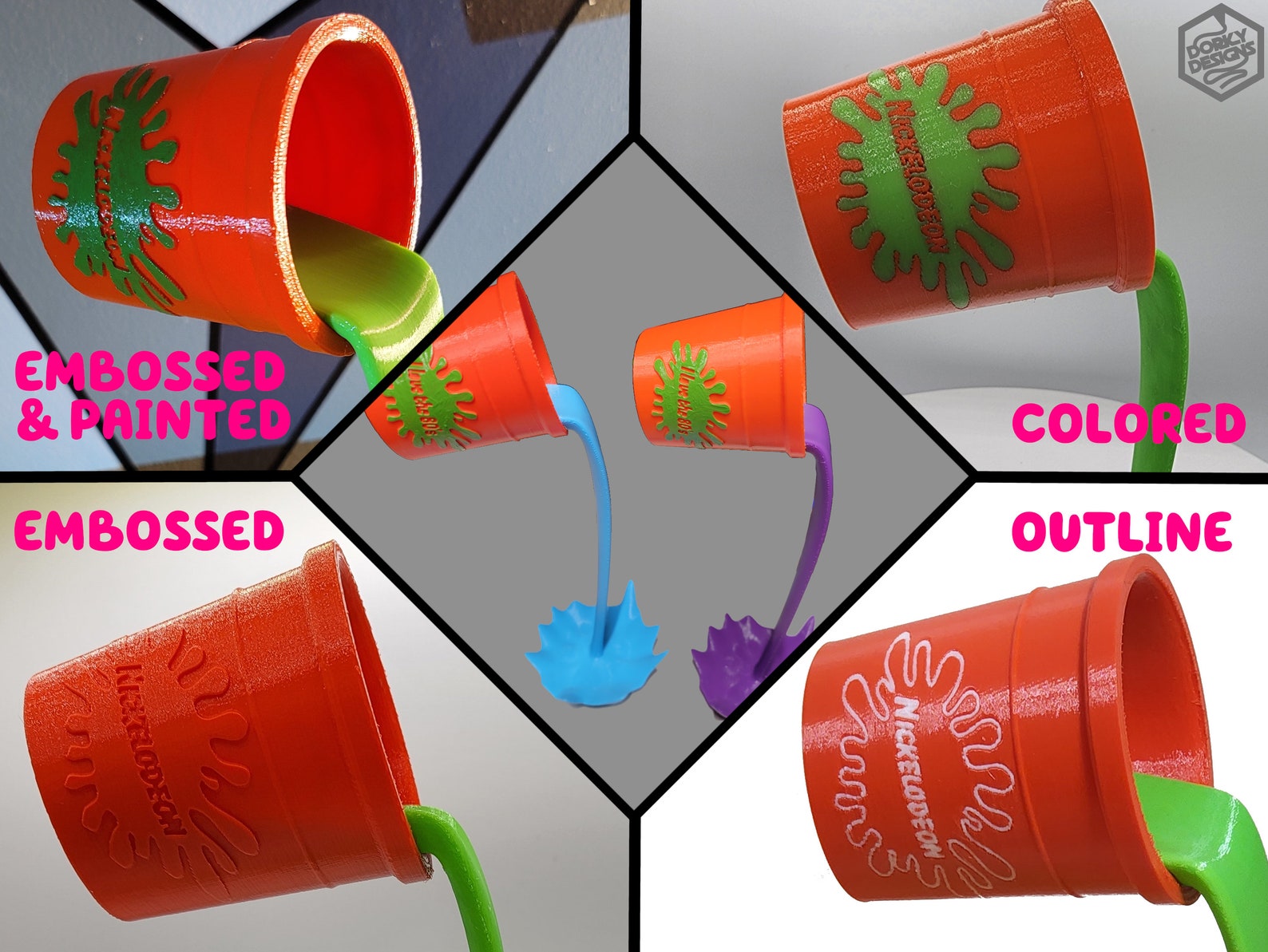 Magic Floating Spilling Nickelodeon Slime Bucket - Etsy