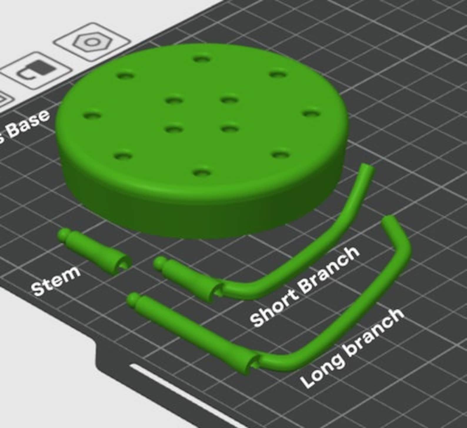 3D Printed Pathos House Plant With Spinny Pot | Houseplant Expandable ...