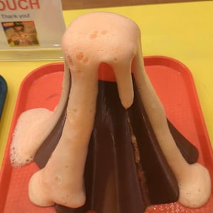 Reusable Erupting Volcano Sculpture up to 10-inch Baking Soda Vinegar ...