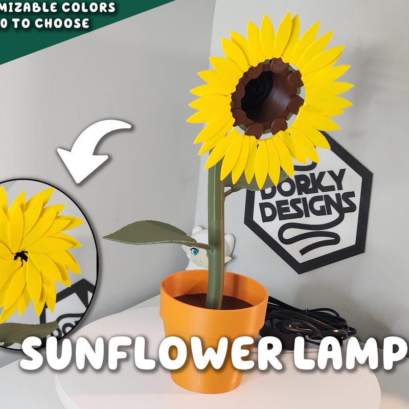 Sunflower End Table - Etsy