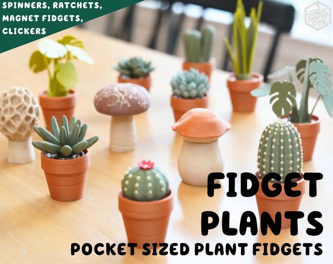 Venus Flytrap Snack Clips 3D Printed Plant Each Trap is A Bag Clip Fake ...