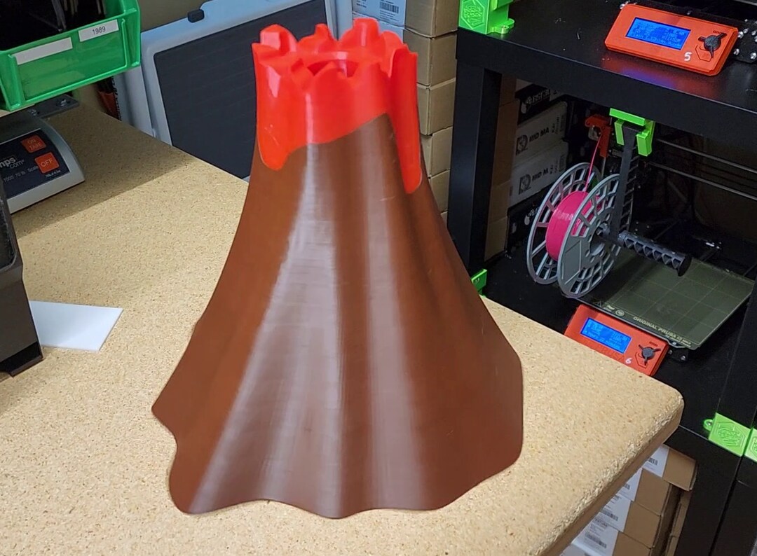 Reusable Erupting Volcano Sculpture up to 10-inch Baking Soda Vinegar ...