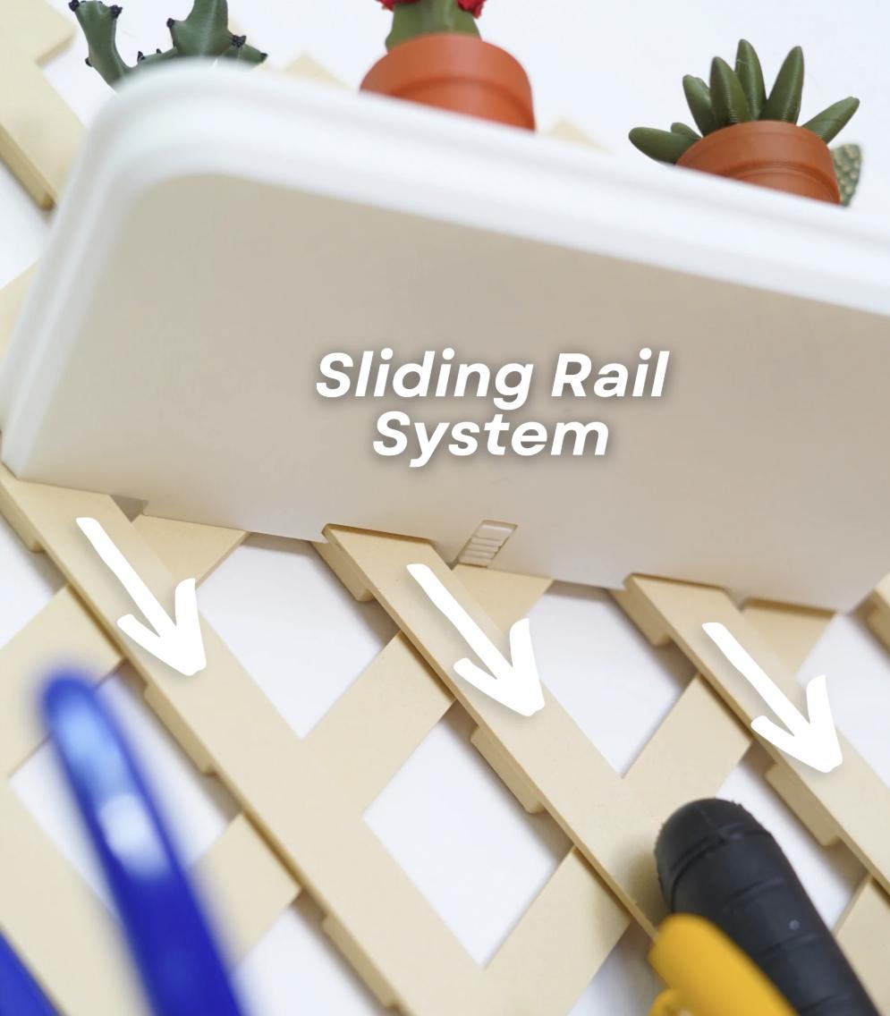 Trellis Storage Wall System | Expandable Lattice Pegboard Alternative ...