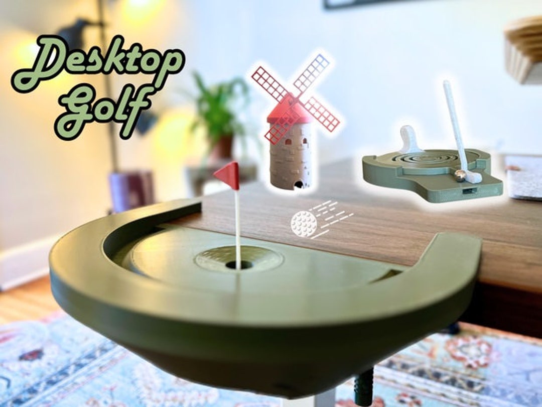 Desktop Golf | 3d Printed Desk Table Top Tabletop Cubicle Sport Sports ...