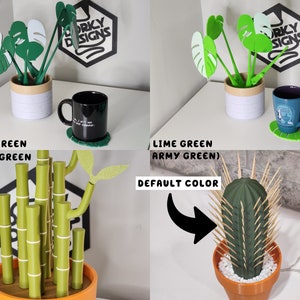 3D Printed Aloe Vera Pen Plant | Each Stem is A Pen Fake Houseplant for ...