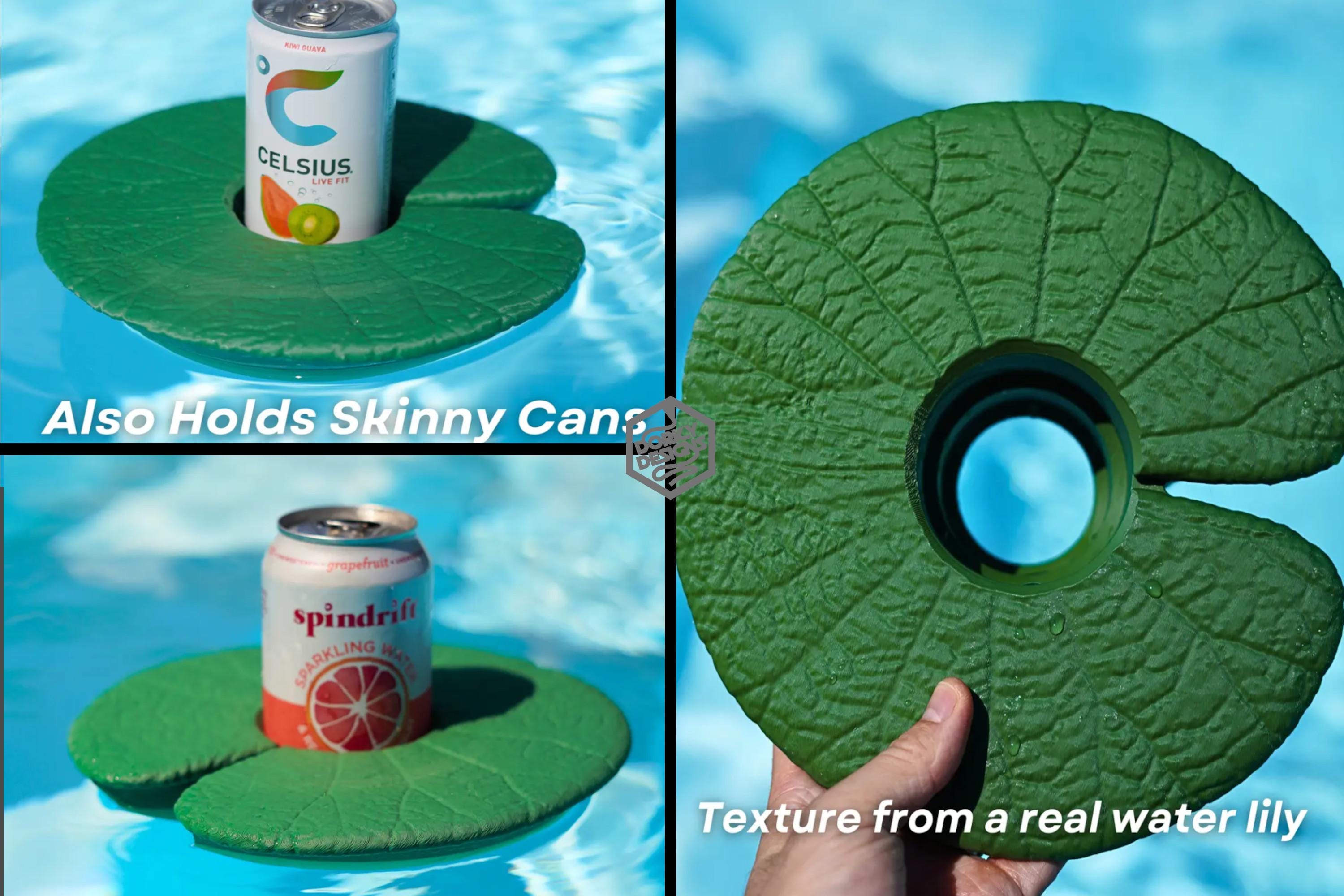 Lily Pad Cupholder With Self-adjusting Petals | Fake Pool Float House ...