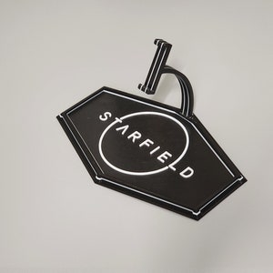 Starfield Credit Stick & Display Game Sized Cred Sticks Large Credstick ...