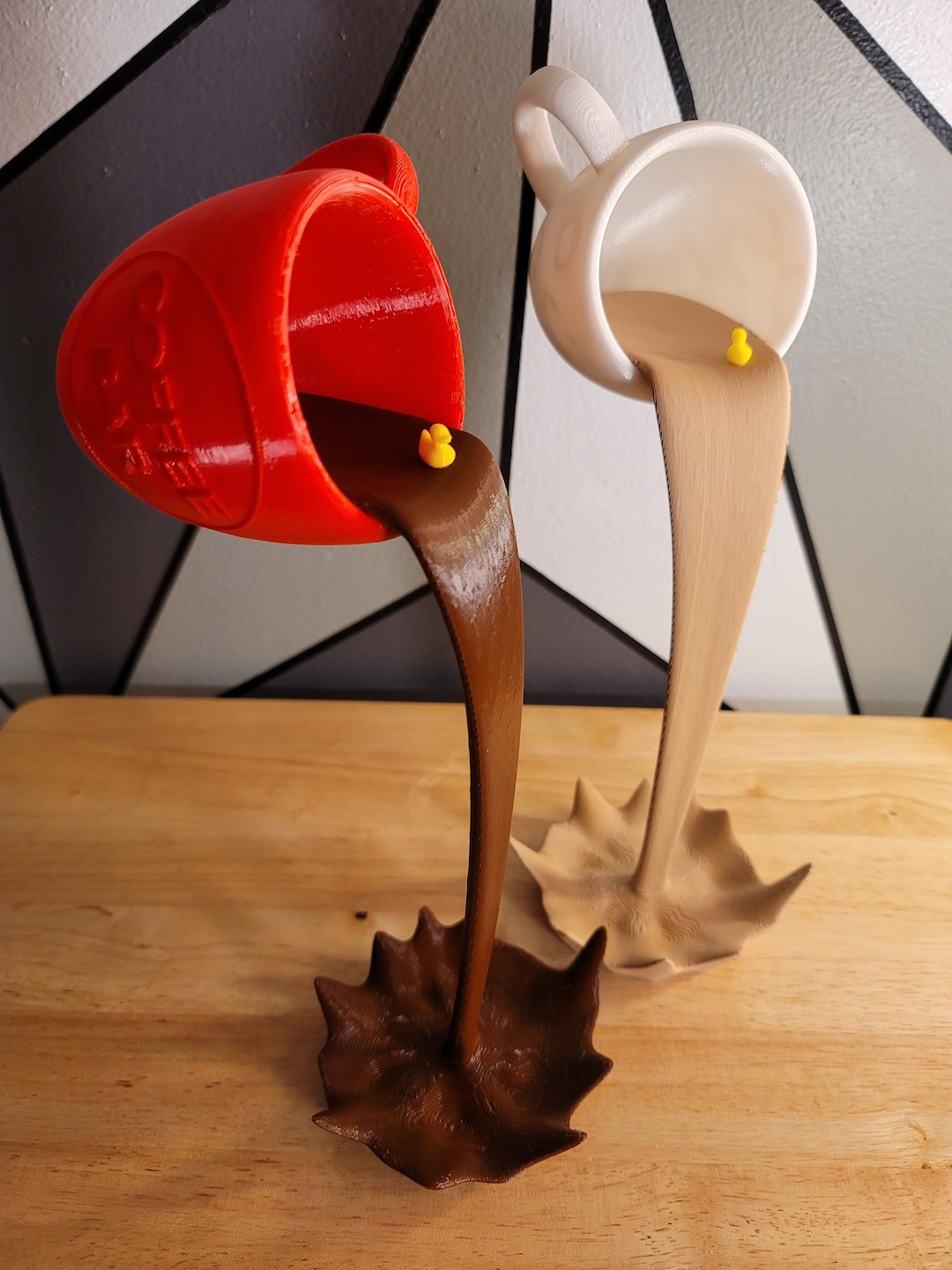 Magic Floating Spilling Cup With Rubber Ducky | Coffee Bar Tea Station ...