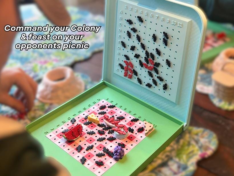 Snack Attack Ants Picnic Panic Board Game 3d Printed Strategy Games ...