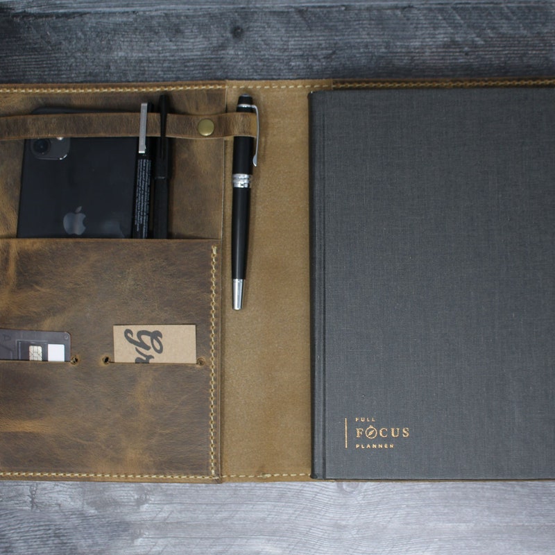 Leather Planner - Etsy