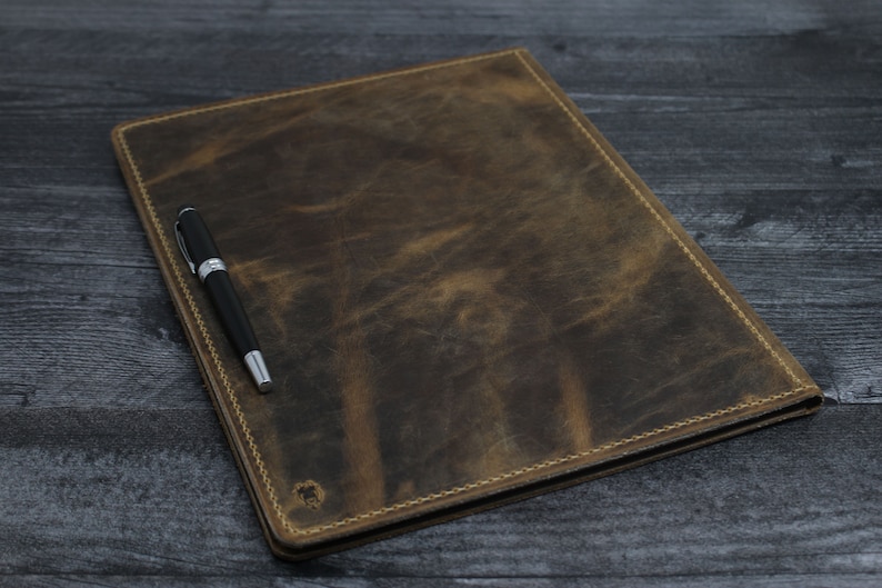 Left-handed Leather Padfolio, Executive Padfolio, Leather Portfolio ...