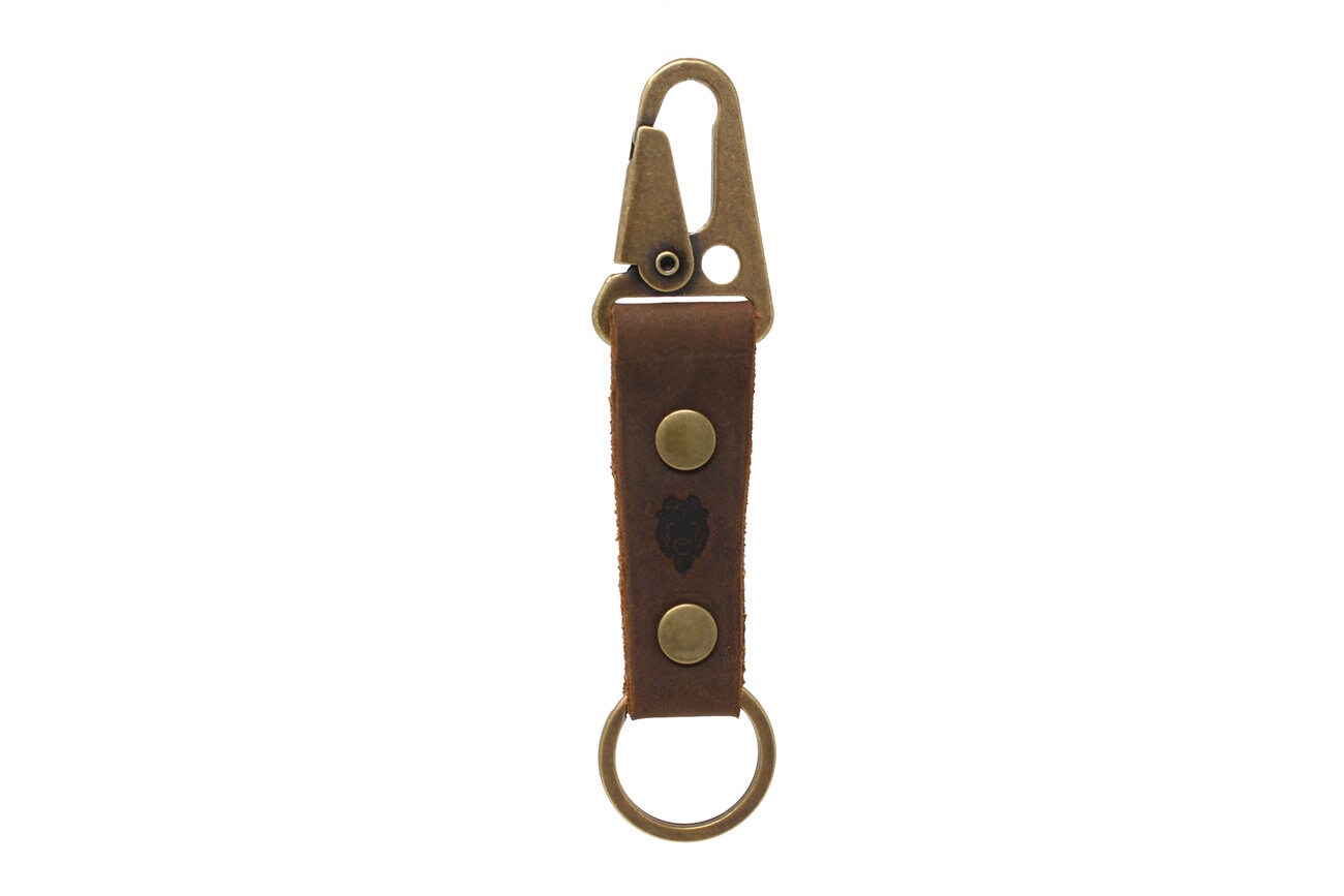 Leather Keychain, Leather Key Chain, Leather Key Fob, Keychain, Gift ...