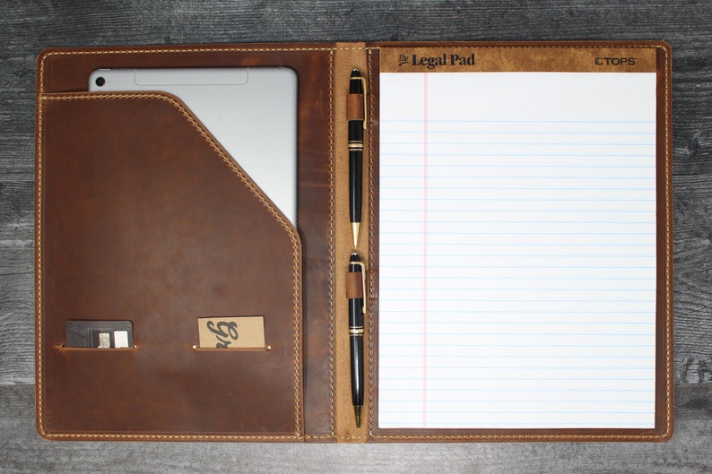 Personalized Leather Padfolios, Leather Padfolios, Leather Portfolio ...