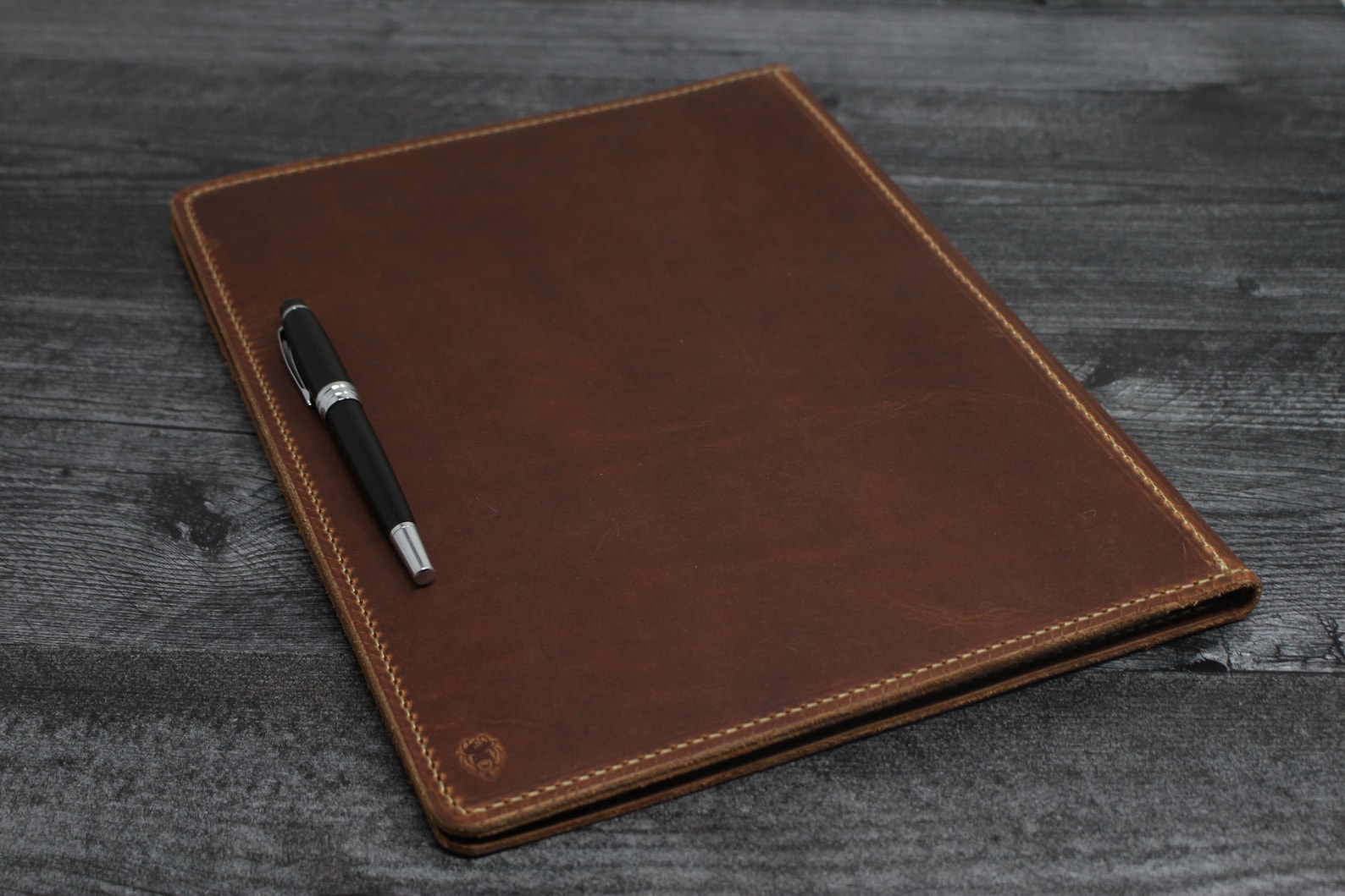 Left-handed Leather Padfolio, Executive Padfolio, Leather Portfolio ...