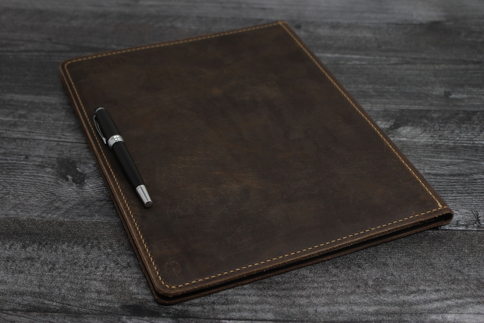 Left-handed Leather Padfolio, Executive Padfolio, Leather Portfolio ...