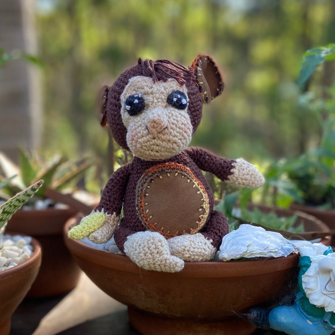 Handmade Monkey Amigurumi - Original Crochet Toy for Babies and ...