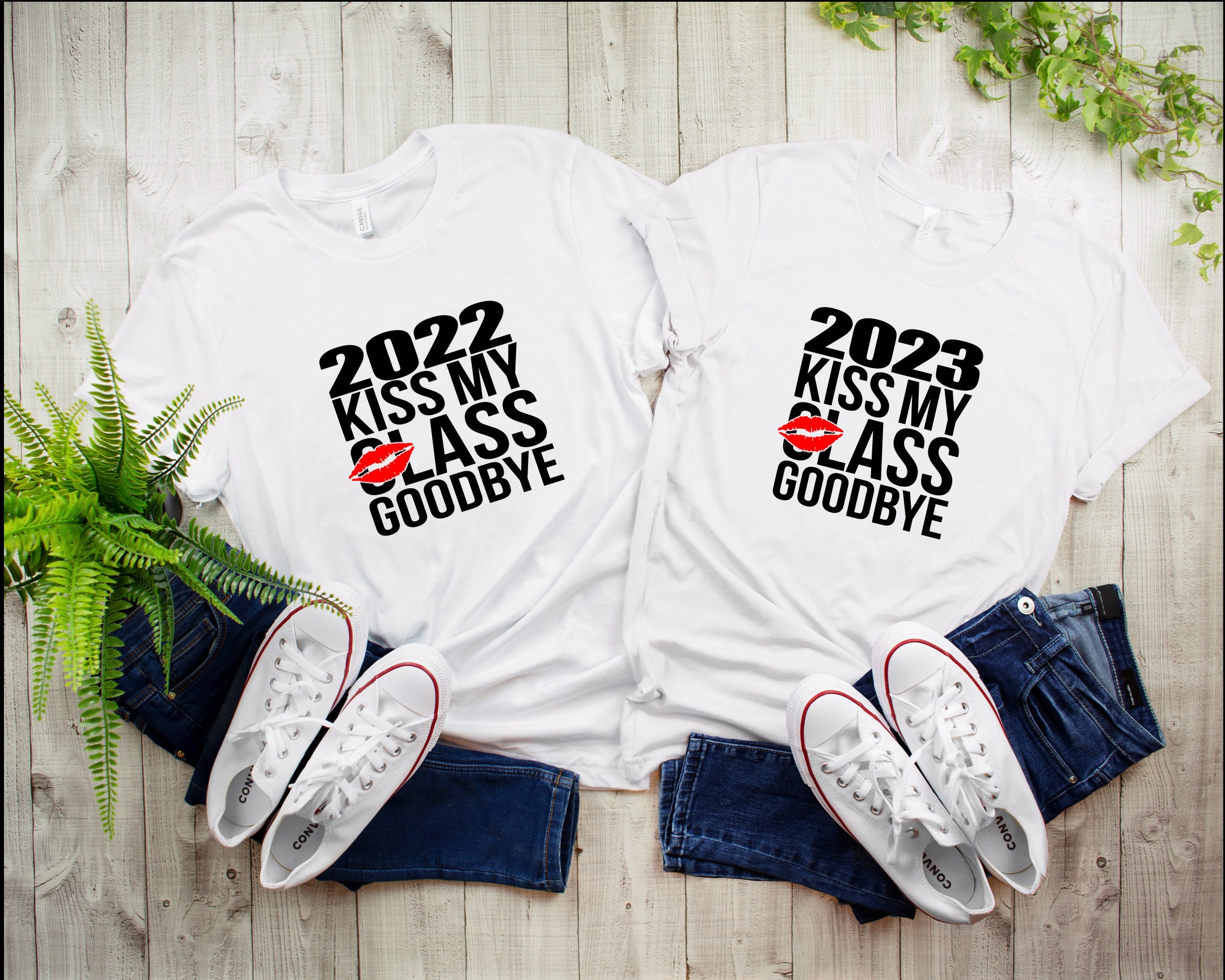 Kiss My Class Goodbye, 2022 Senior, Graduation Tee, Graduation Svg ...
