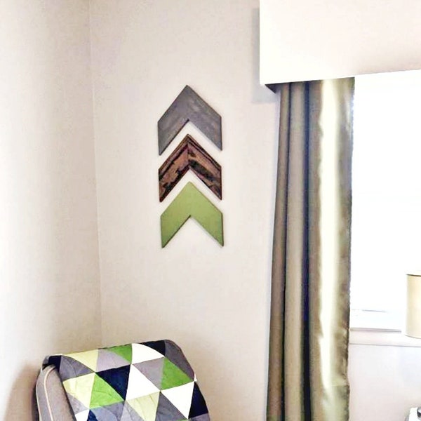 Chevron Wall Decor - Etsy