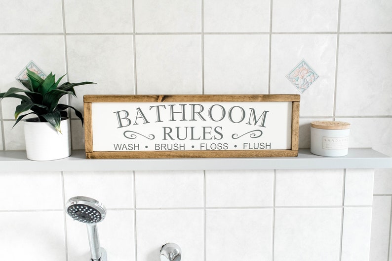 Bathroom Signs Bathroom Wall Decor Bathroom Decor Bathroom - Etsy