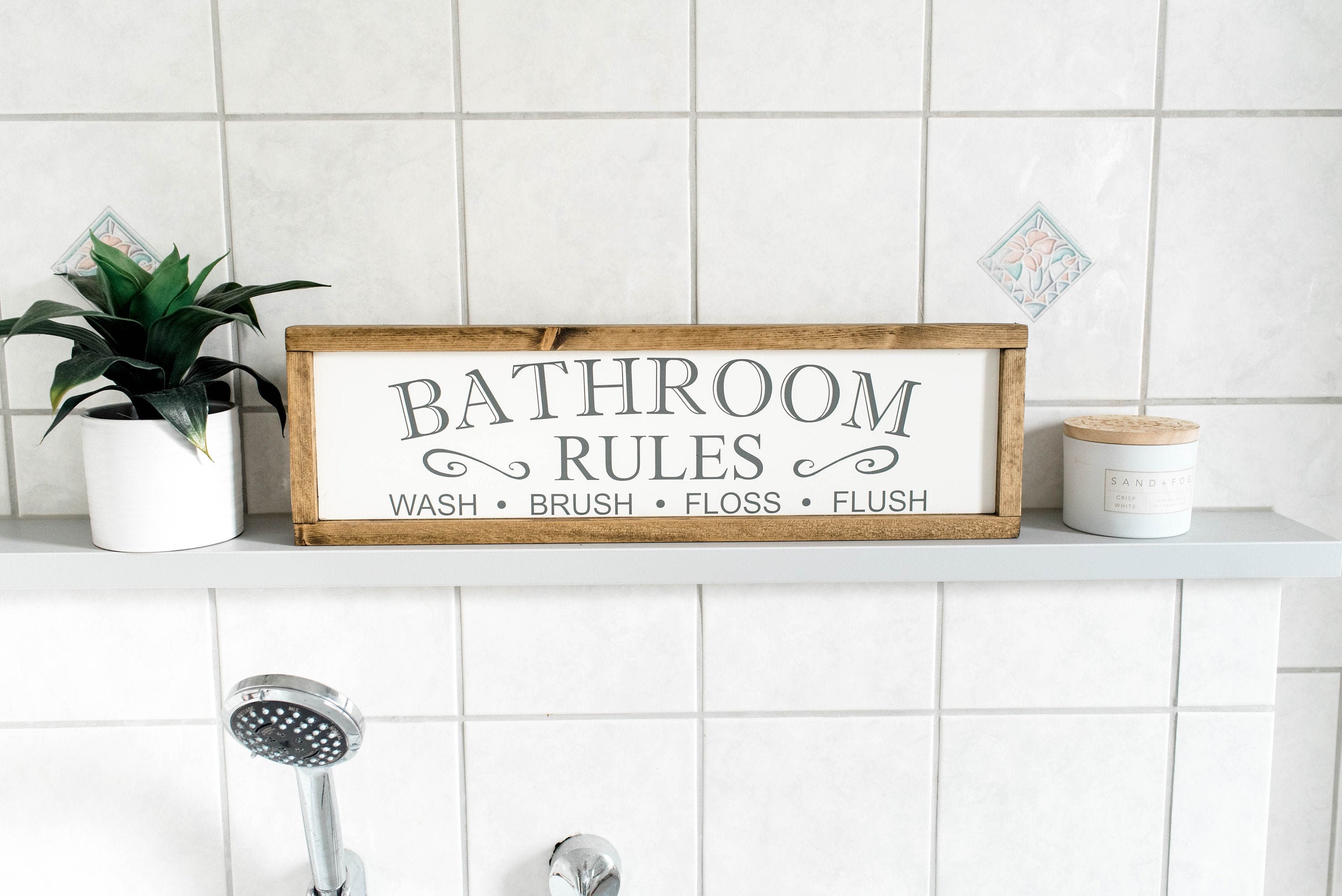 Bathroom Signs Bathroom Wall Decor Bathroom Decor Bathroom | Etsy