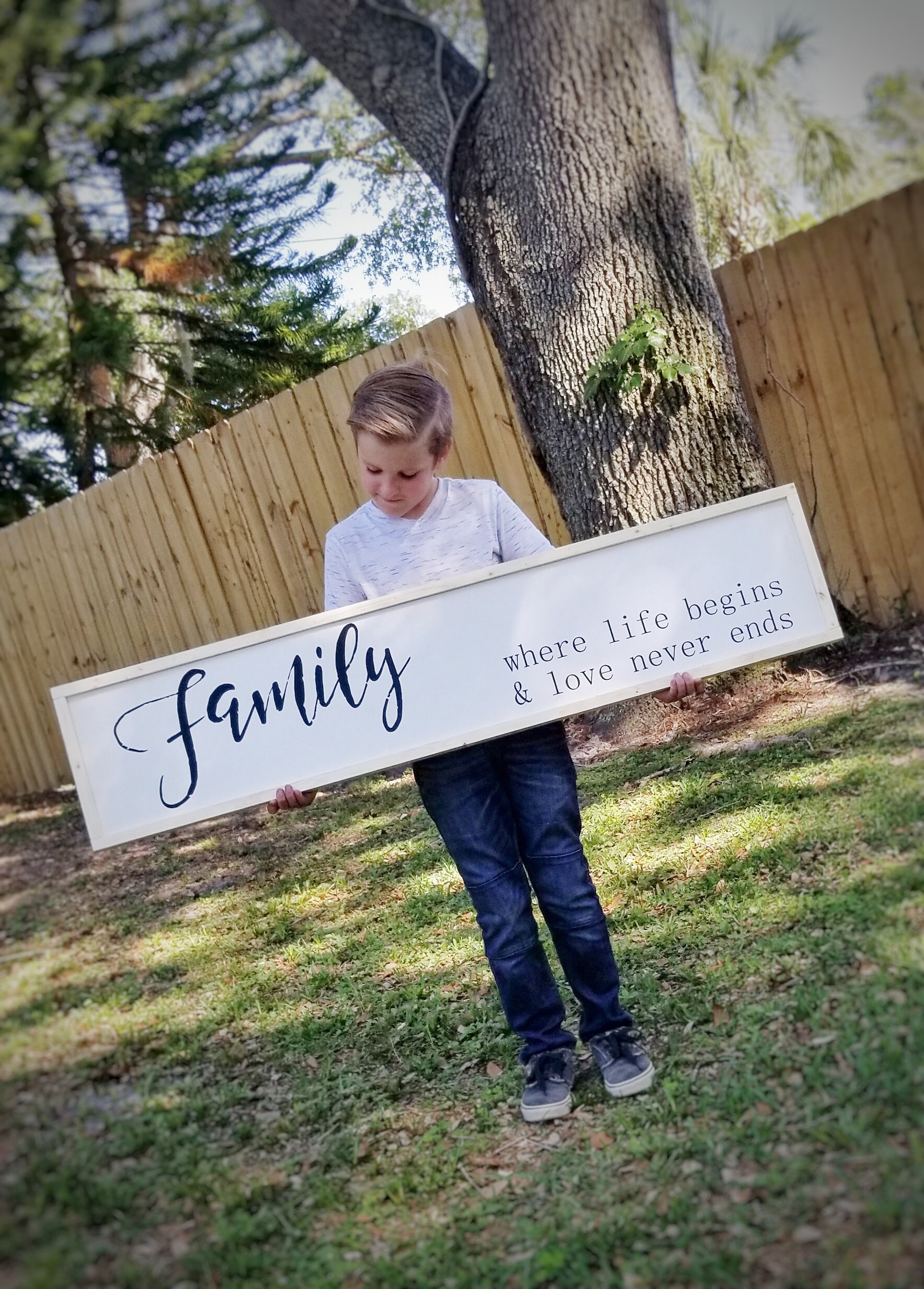 Family Signfamily Sign Wood Family Sign Home Decor Family - Etsy