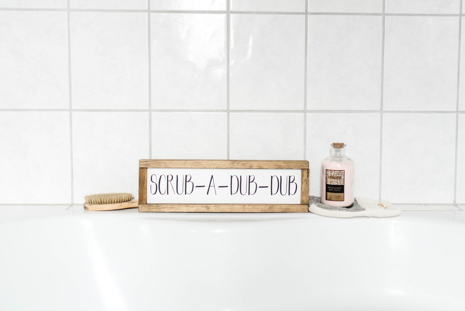 Bathroom Signs Bathroom Wall Decor Bathroom Decor Scrub a - Etsy