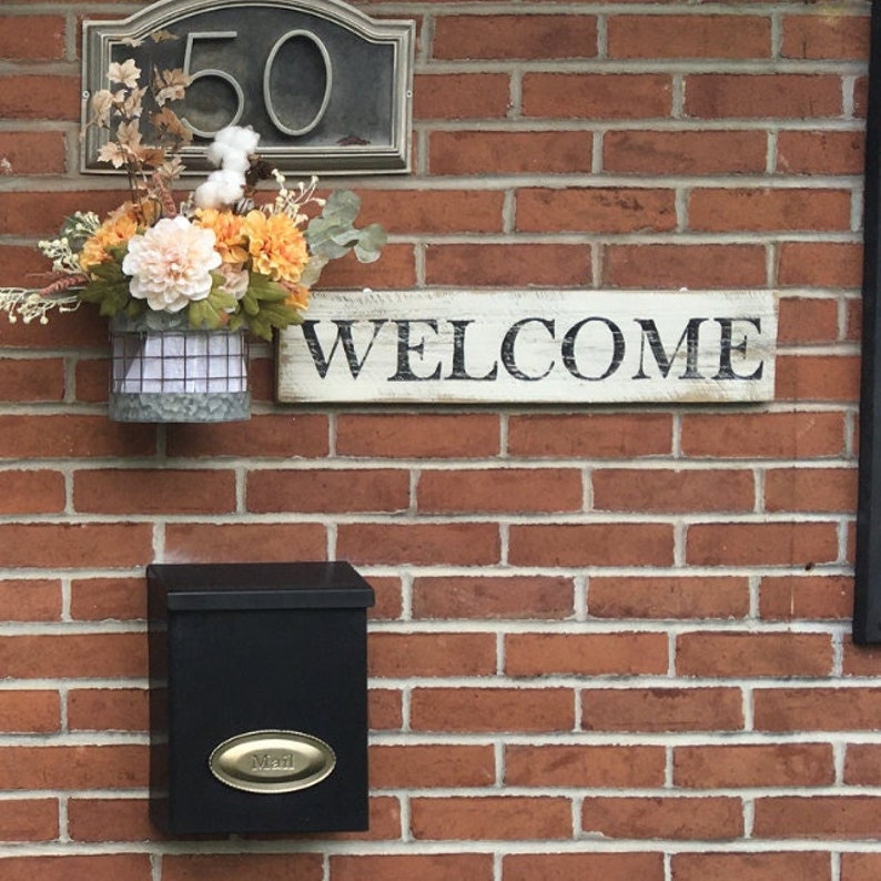 Welcome Sign Wood Welcome Sign Farmhouse Welcome Sign - Etsy