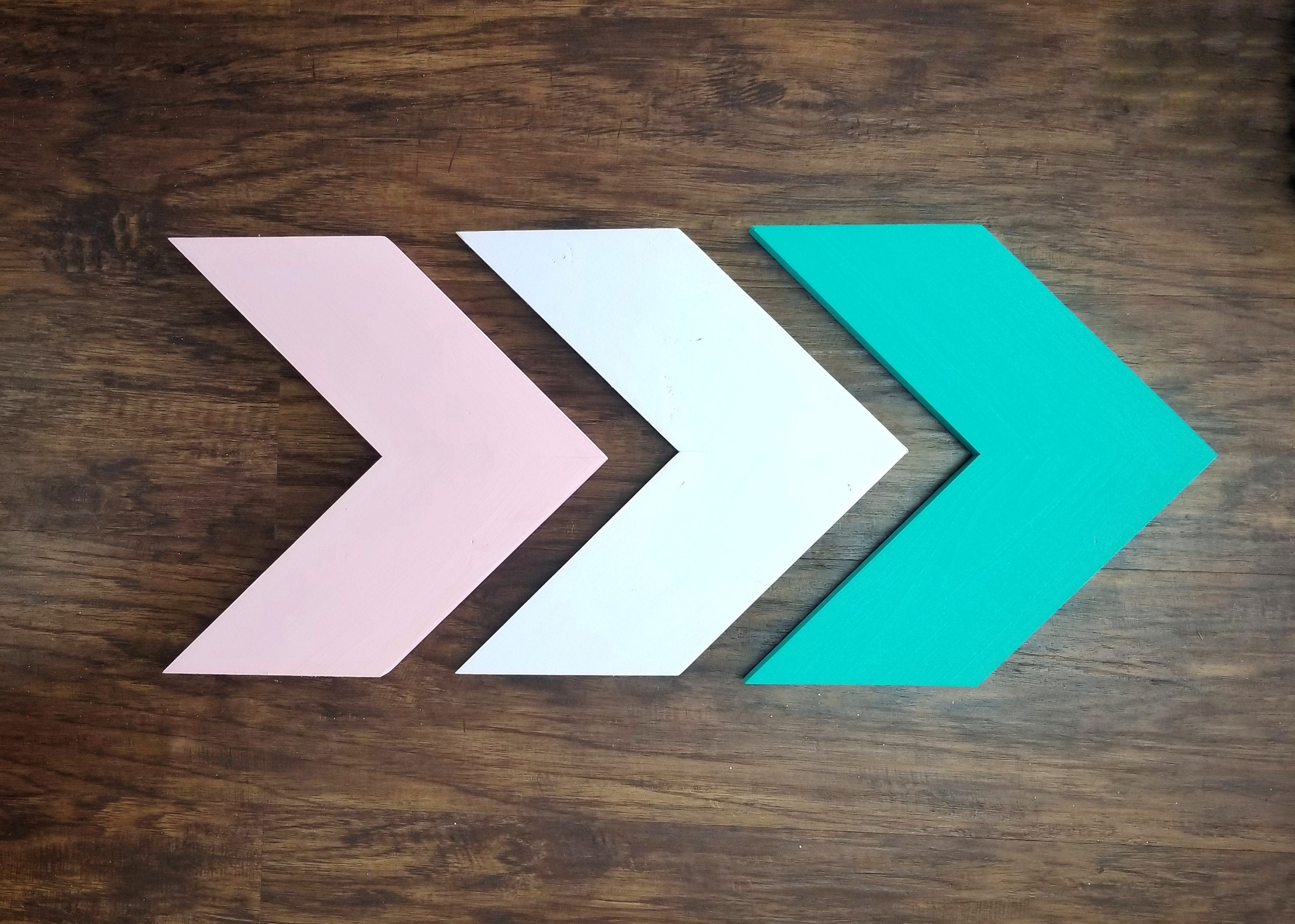 Wood Chevron Arrows Wood Chevron Wall Decor Chevron Arrows | Etsy