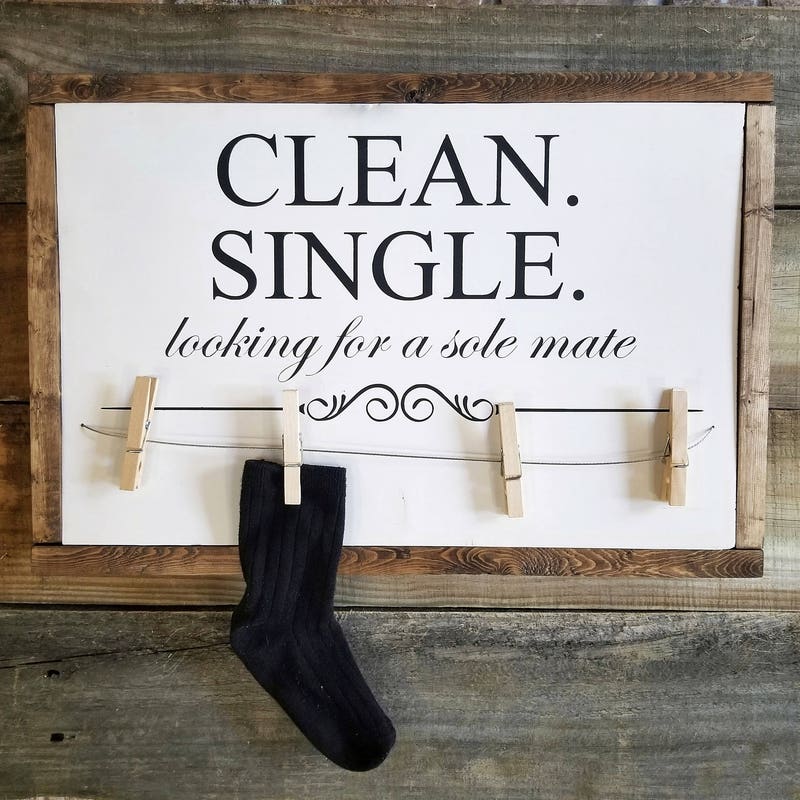 Lost Socks Sign - Etsy