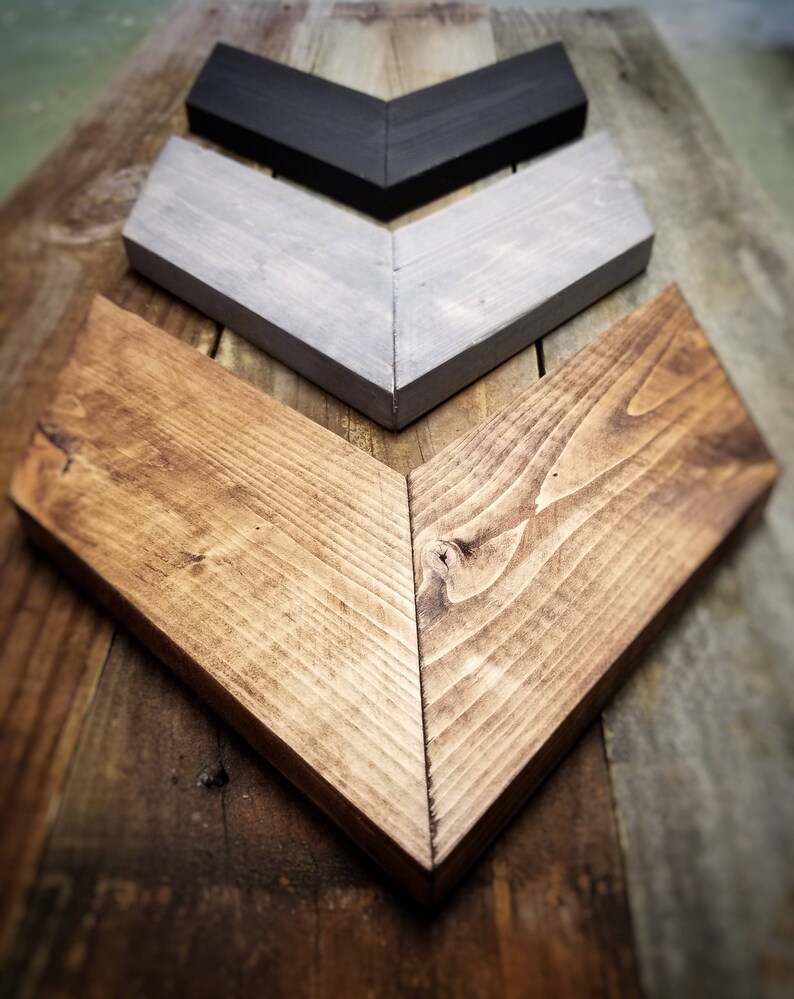 Wood Chevron Arrows Wood Chevron Wall Decor Chevron Arrows - Etsy