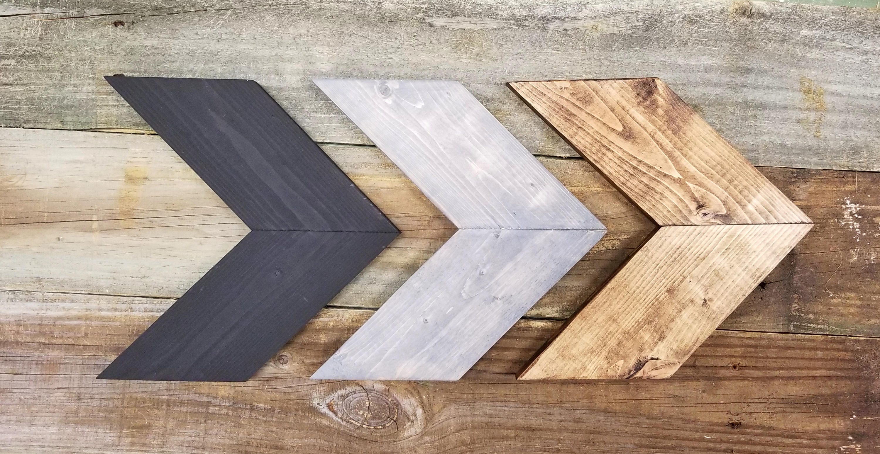 Wood Chevron Arrows Wood Chevron Wall Decor Chevron Arrows | Etsy
