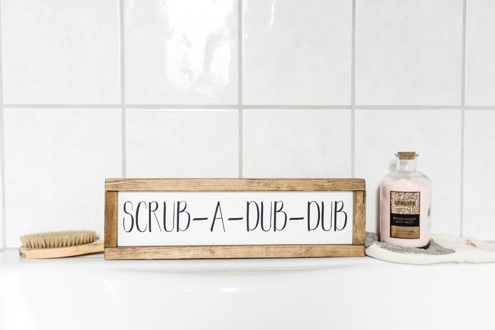 Bathroom Signs Bathroom Wall Decor Bathroom Decor Scrub a - Etsy