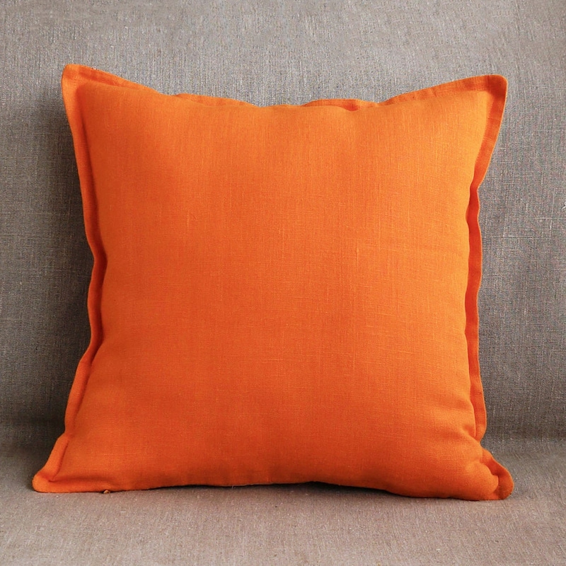 Orange Euro Sham - Etsy