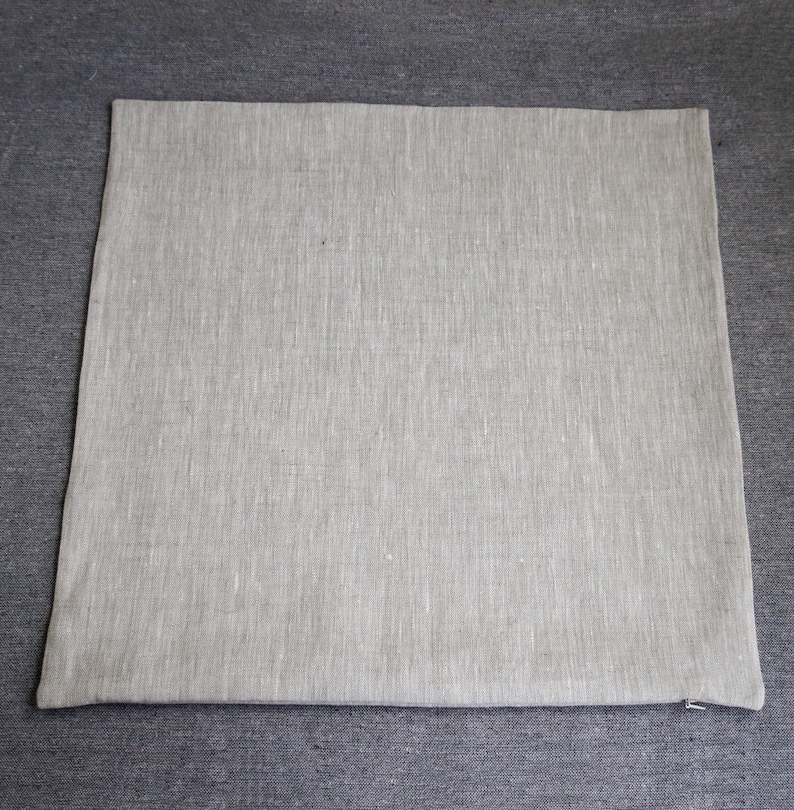 Natural linen pillow case for linen bedding Modern throw | Etsy