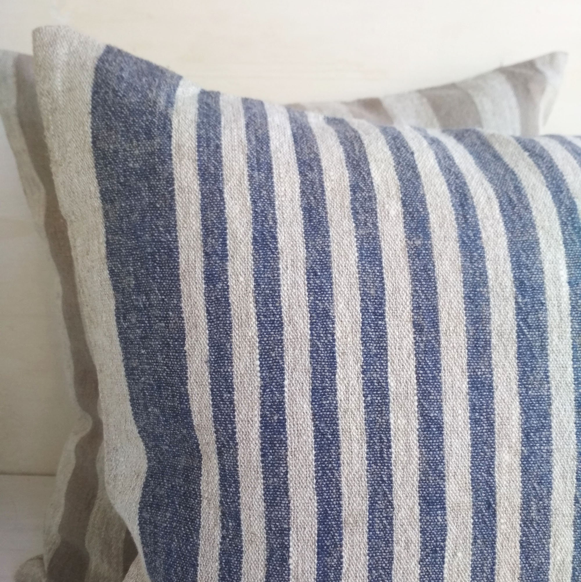 Burlap Throw Pillow Covers Farmhouse 16x16 Linen Euro Sham | Etsy