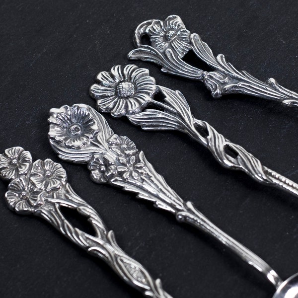 Metal Spoon Flowers - Etsy