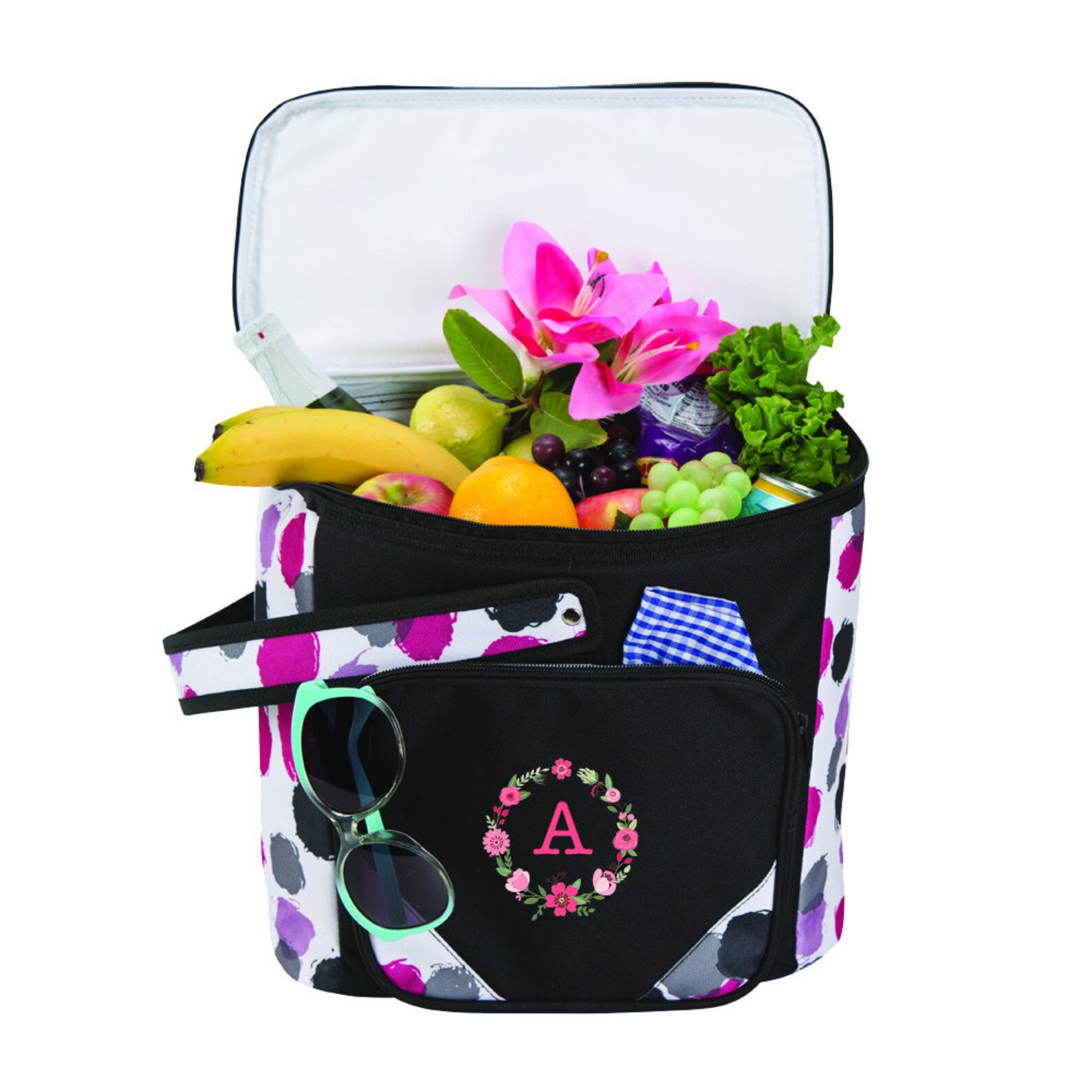Personalized Insulated Travel Cooler Bag for Kids, Students, or Woman ...