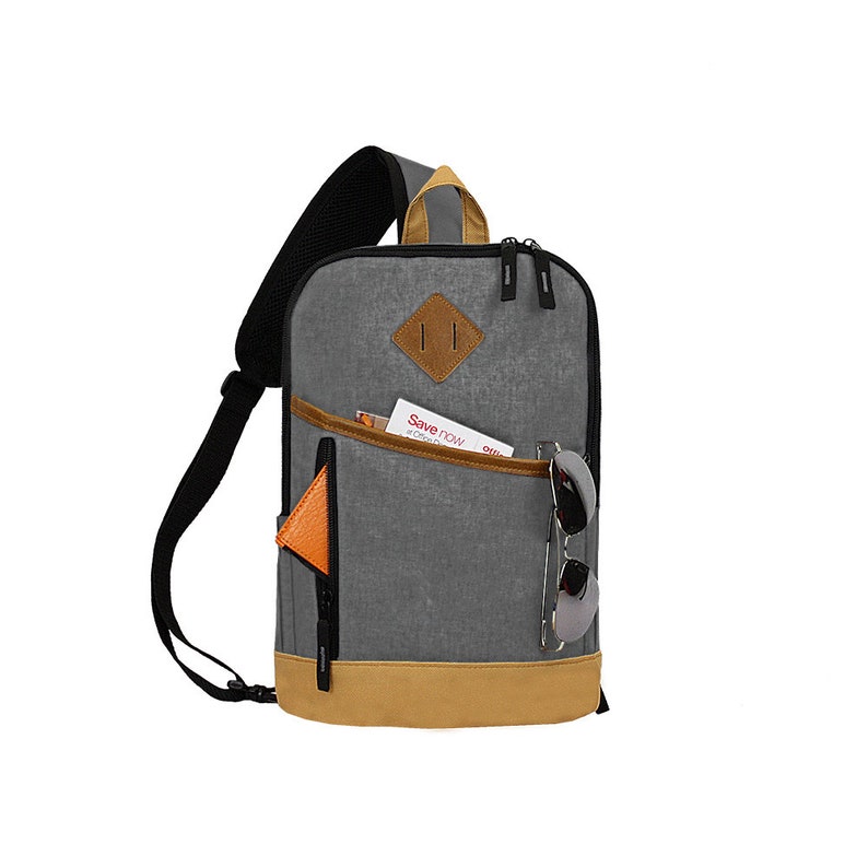 Custom Zippered Tablet Sling Pack W/detachable Padded Shoulder - Etsy