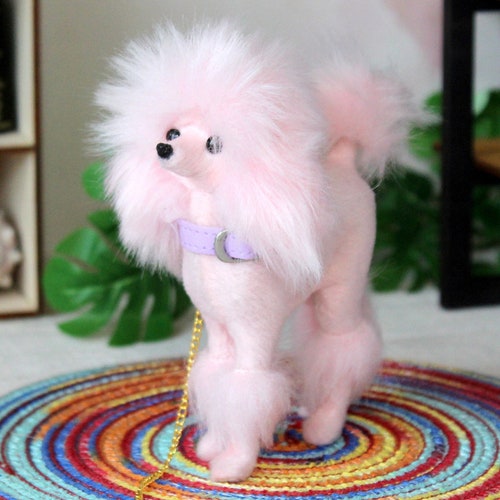 Miniature Poodle Dog Realistic BJD Doll Animal Replica 1:6 - Etsy