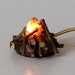 Miniature Fire LED Light Dollhouse 1:12 Scale. Camping Fireplace With ...