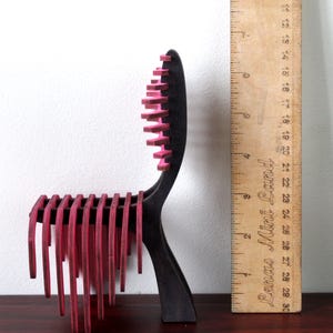 Miniature Parametric Modern Chair Modular Black Pink Dollhouse ...