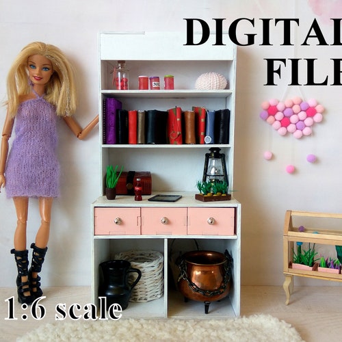 Svg Doll Furniture Dollhouse Table Svg 1:6 Scale Svg File - Etsy