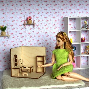 Miniature Room Box Corner Download Vector File Laser Cut Dollhouse ...