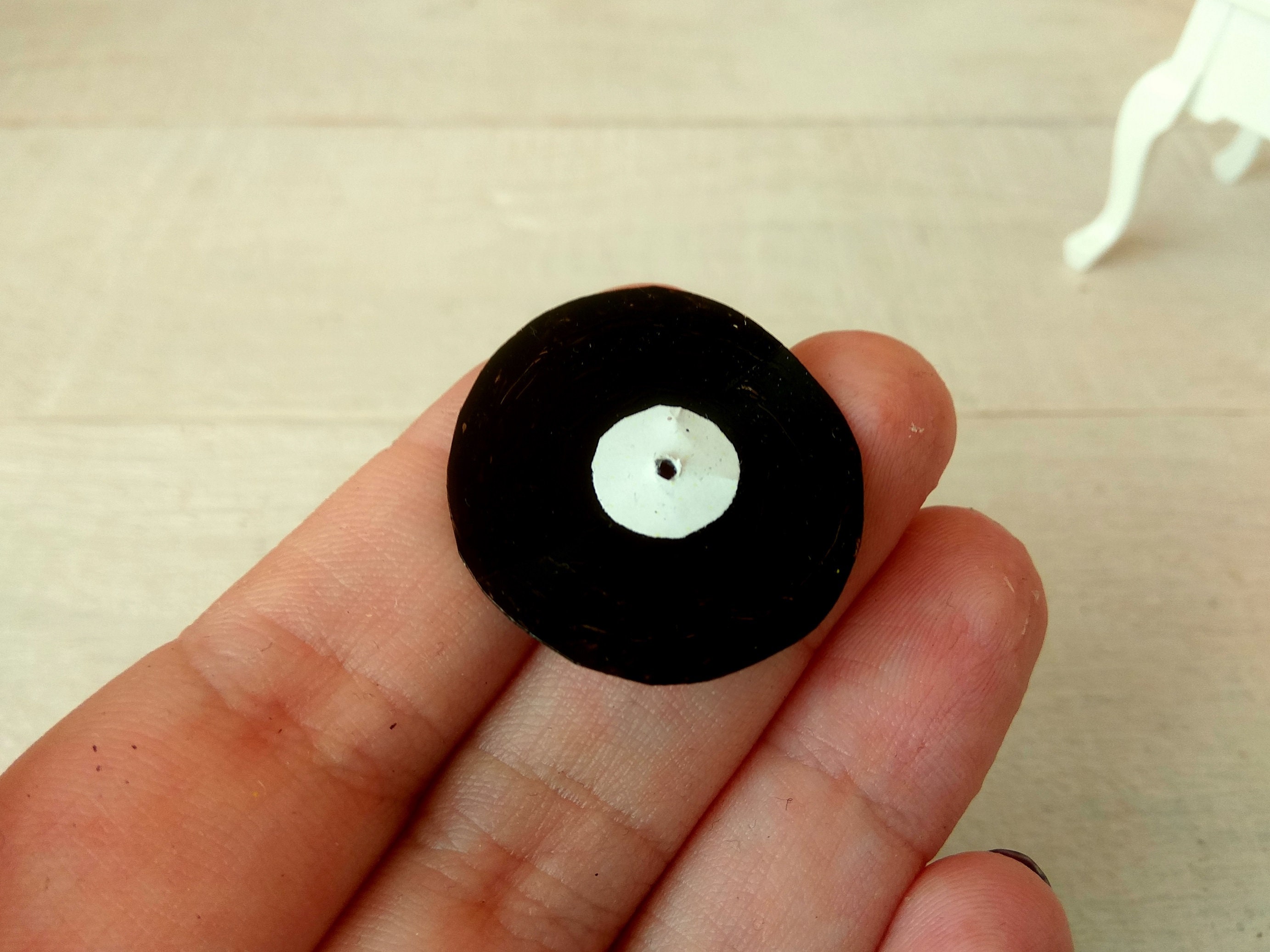 Miniature Record Player With Vinyl Record. 1:6 Scale Dollhouse | Etsy