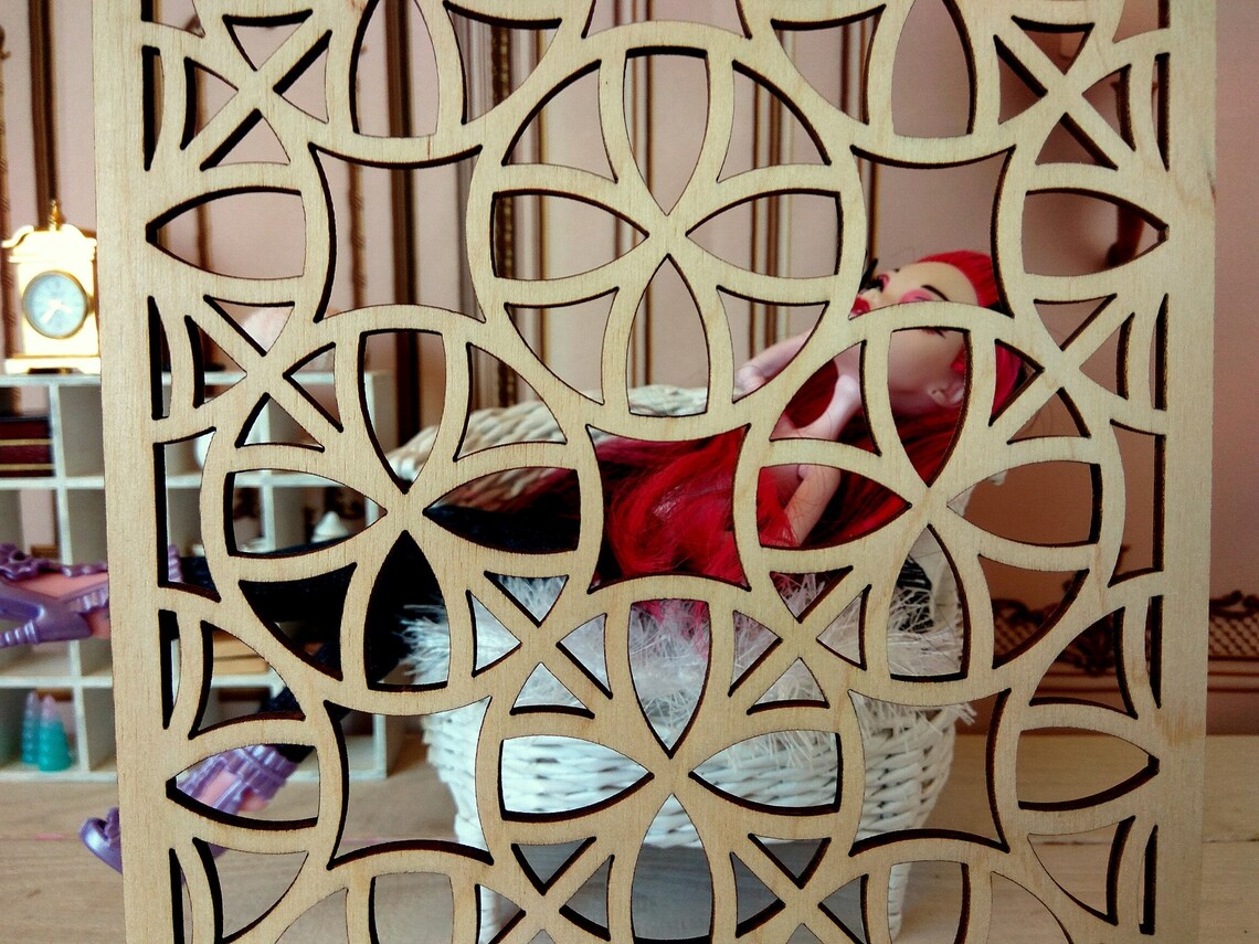 Dressing Screen Miniature Room Divider Dollhouse Wall Stand - Etsy