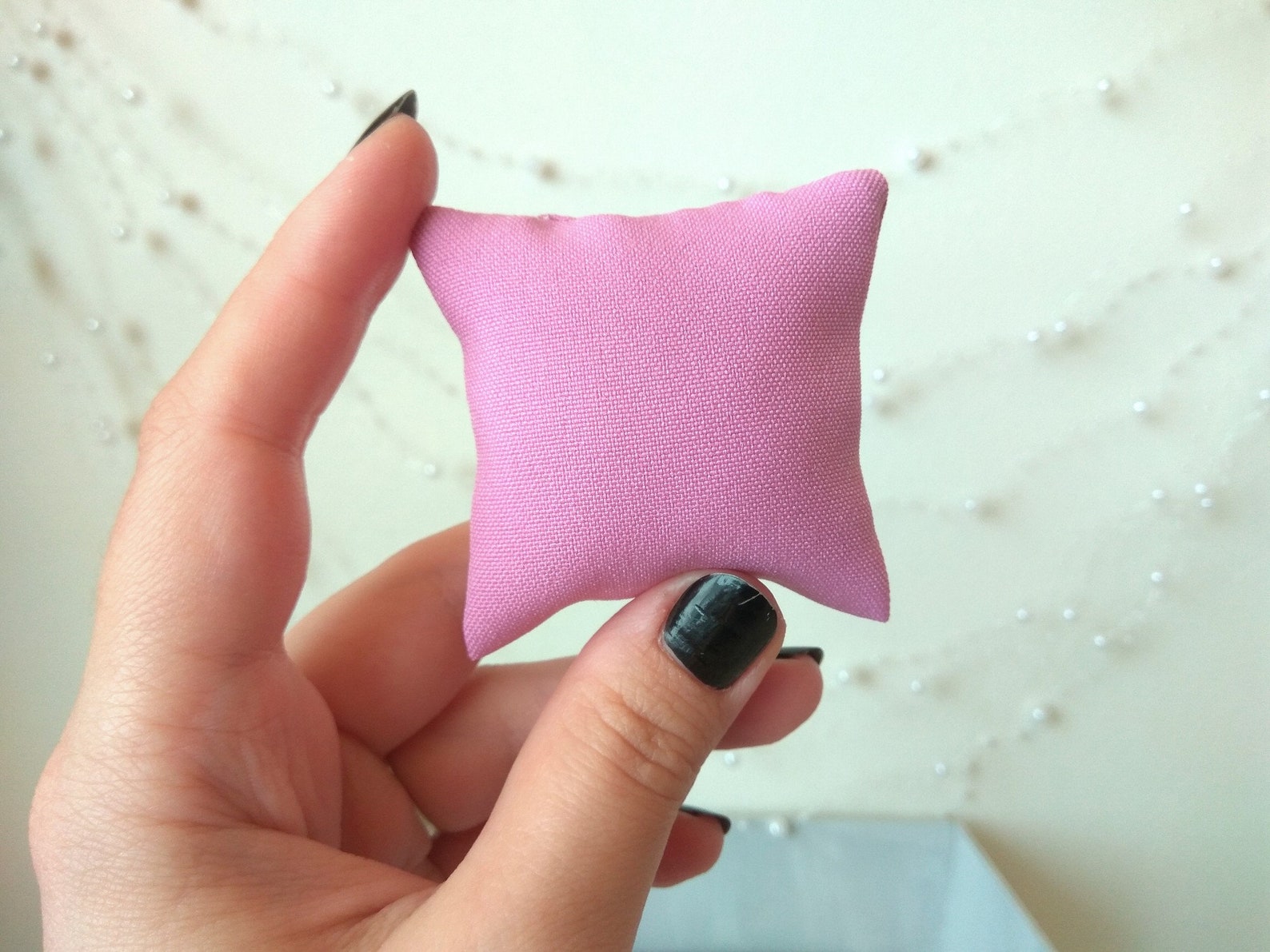 Miniature Pillows Dollhouse Furniture Bedding Throw Cushion BJD Doll ...