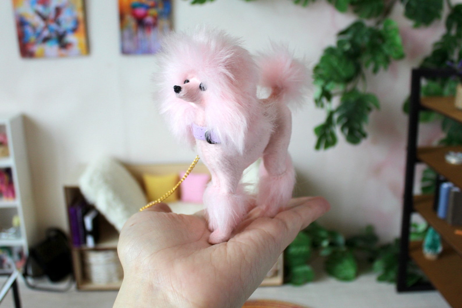 Miniature Poodle Dog Realistic BJD Doll Animal Replica 1:6 - Etsy