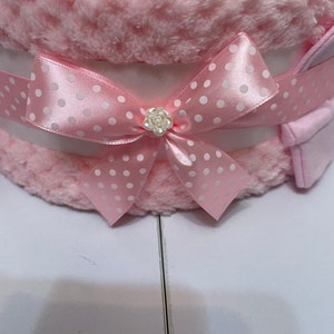 Pink Nappy Cake, Giraffe Theme, Baby Girl Hamper, Safari Baby Shower ...